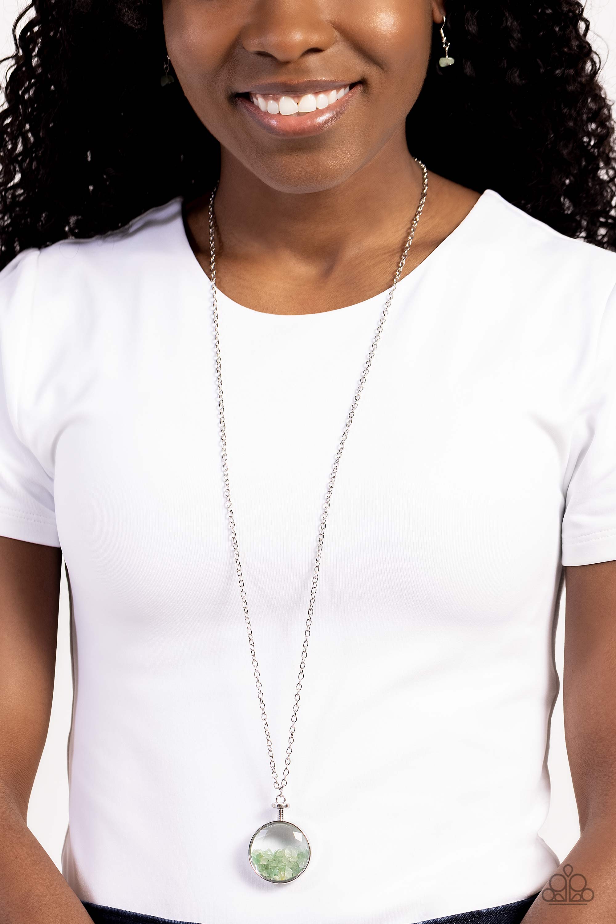 Geo Mine Green Necklace Jewelry by Bretta